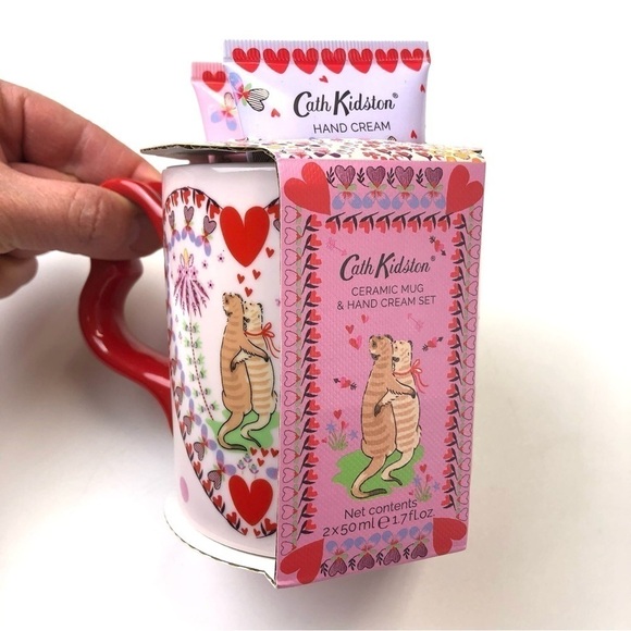 Cath Kidston | Dining | Cath Kidston With Love Ceramic Mug A Hand Cream ...